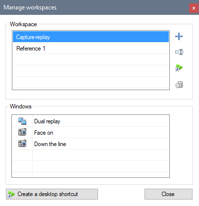 Workspaces — Kinovea 2025.1 documentation